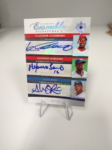 2006 Ultimate Ensemble Signatures Vladimir Guerrero Alfonso Soriano ...
