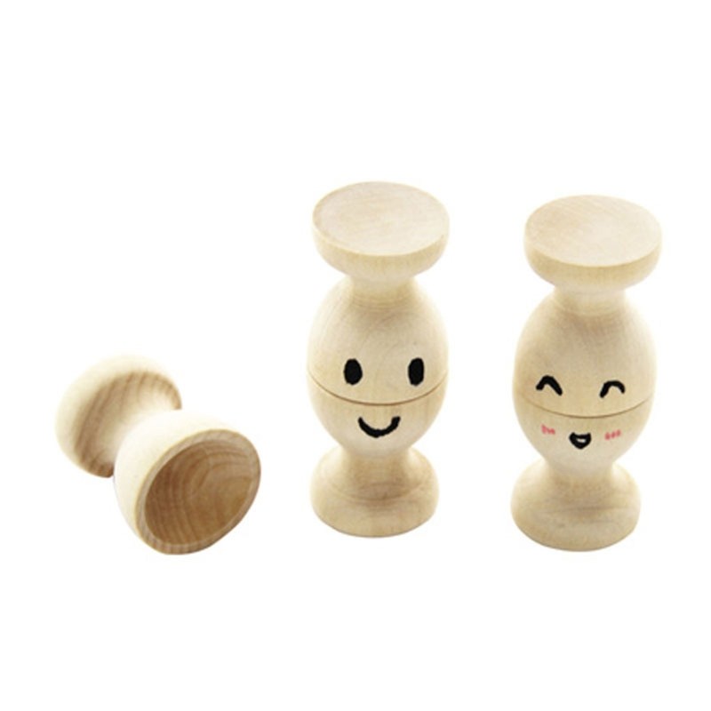 Egg Stands Holders Egg Cup DIY Painting Handmade Kids Graffiti Toy ...