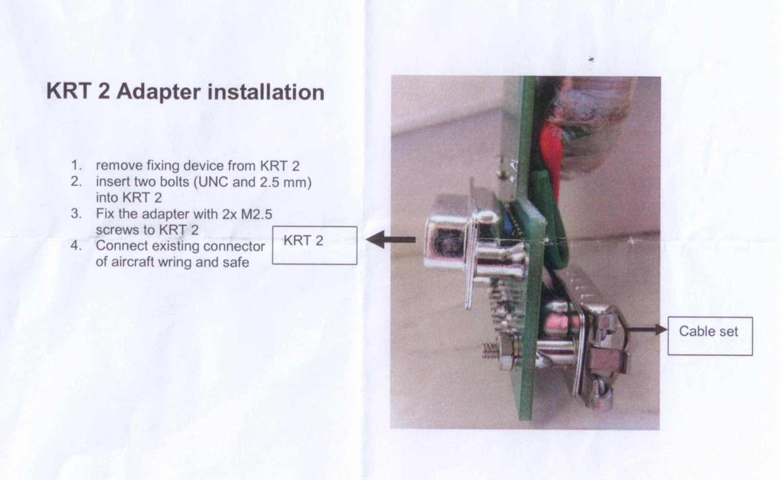 TQ Adapterstecker KRT2 für Filser ATR 720 und Dittel FSG 40 NEU | eBay