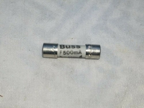 5(LOT) BUSS GDA F500mA H 250V F500mAH250V BUSSMANN 500mA FUSES | eBay