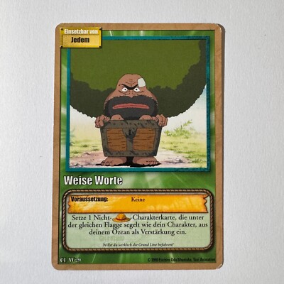 One Piece TCG 1999 Weiser Mann Weise Worte CE-W29 | eBay.de