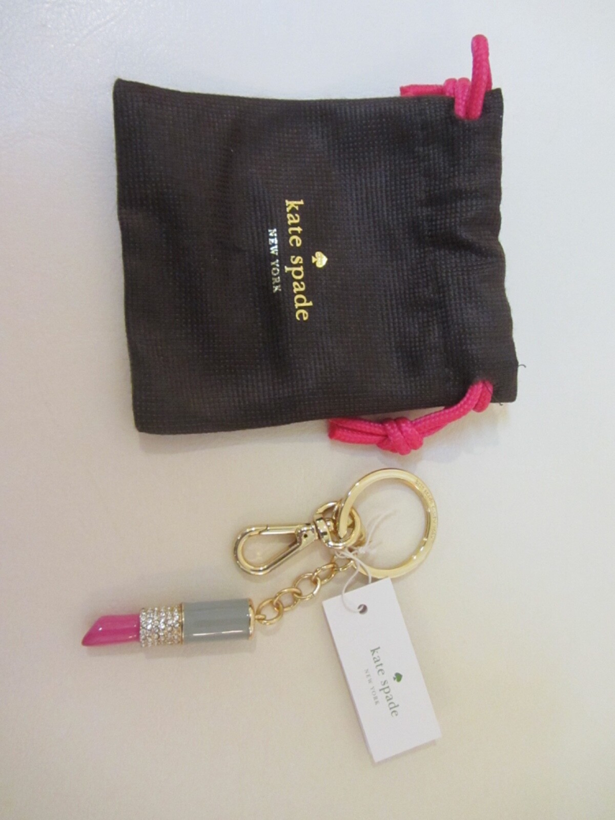Kate Spade RARE Lipstick Keychain | eBay