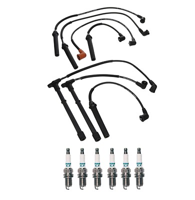 Denso Wire Set 7mm & 6 Iridium TT Spark Plug .04 Kit For Mercury ...
