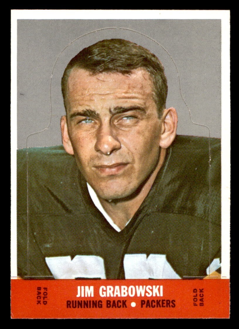 1968 Topps Stand Ups Football #5 Jim Grabowski NM *d7 | eBay