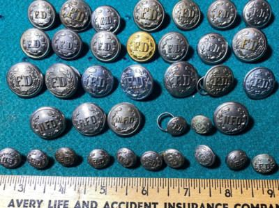 Buttons - Fire Department Buttons