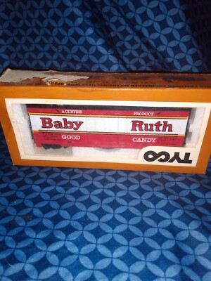 Tyco Baby Ruth Freight Train Box Car HO Scale w/ Box 6" Box Damaged | eBay