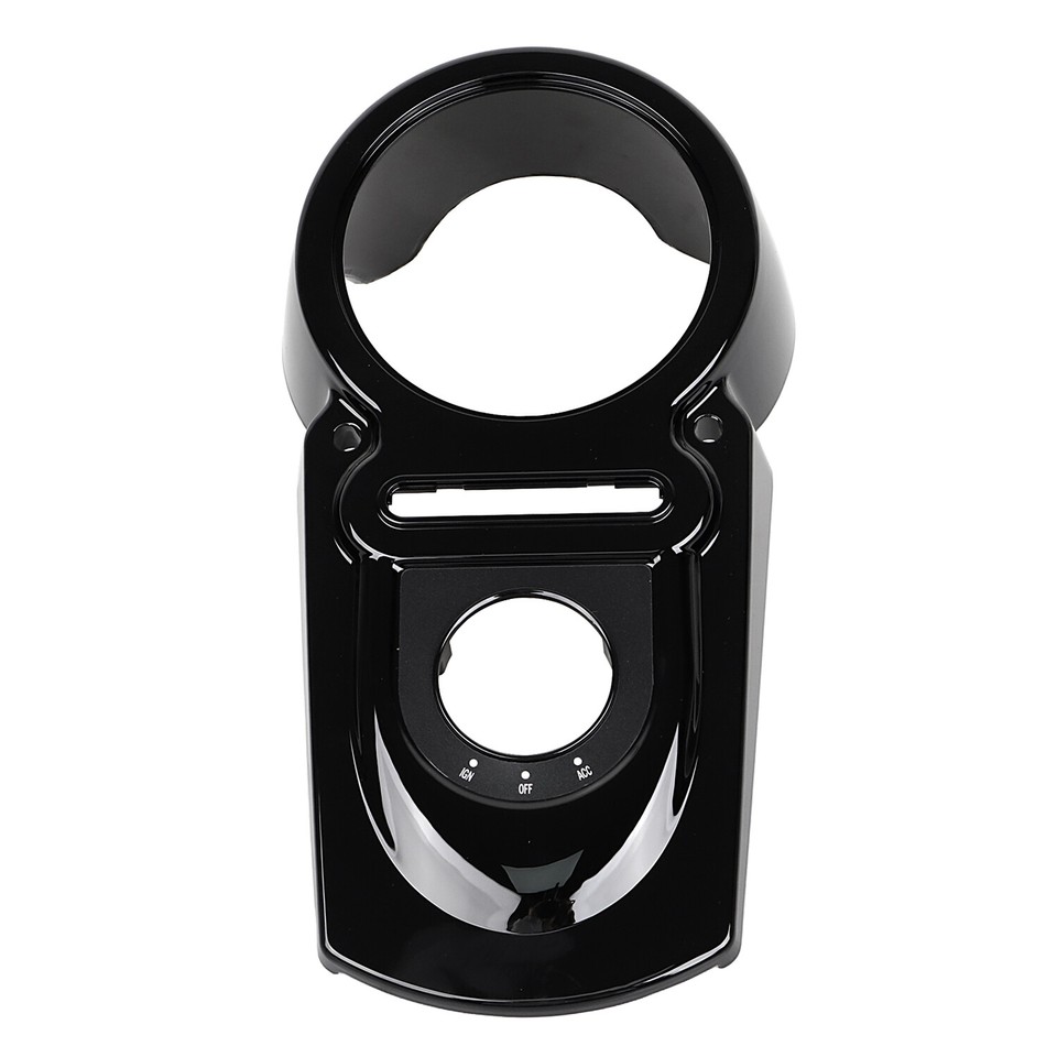 Gloss Black Fuel Tank Dash Console For Harley Dyna 04-UP Switchback FLD ...