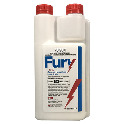 Fury 120 SC 1L General Insecticide *Professional Strength Pesticide ...