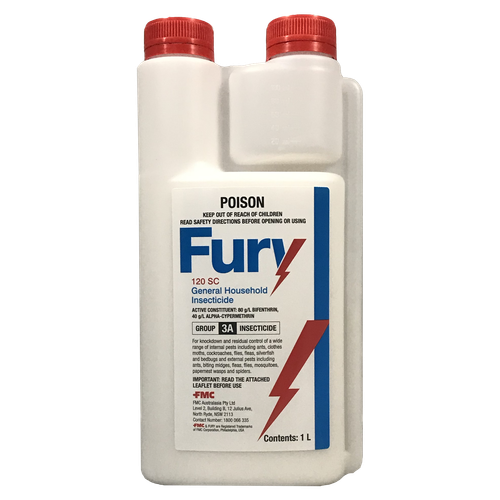 Fury 120 SC 1L General Insecticide *Professional Strength Pesticide ...