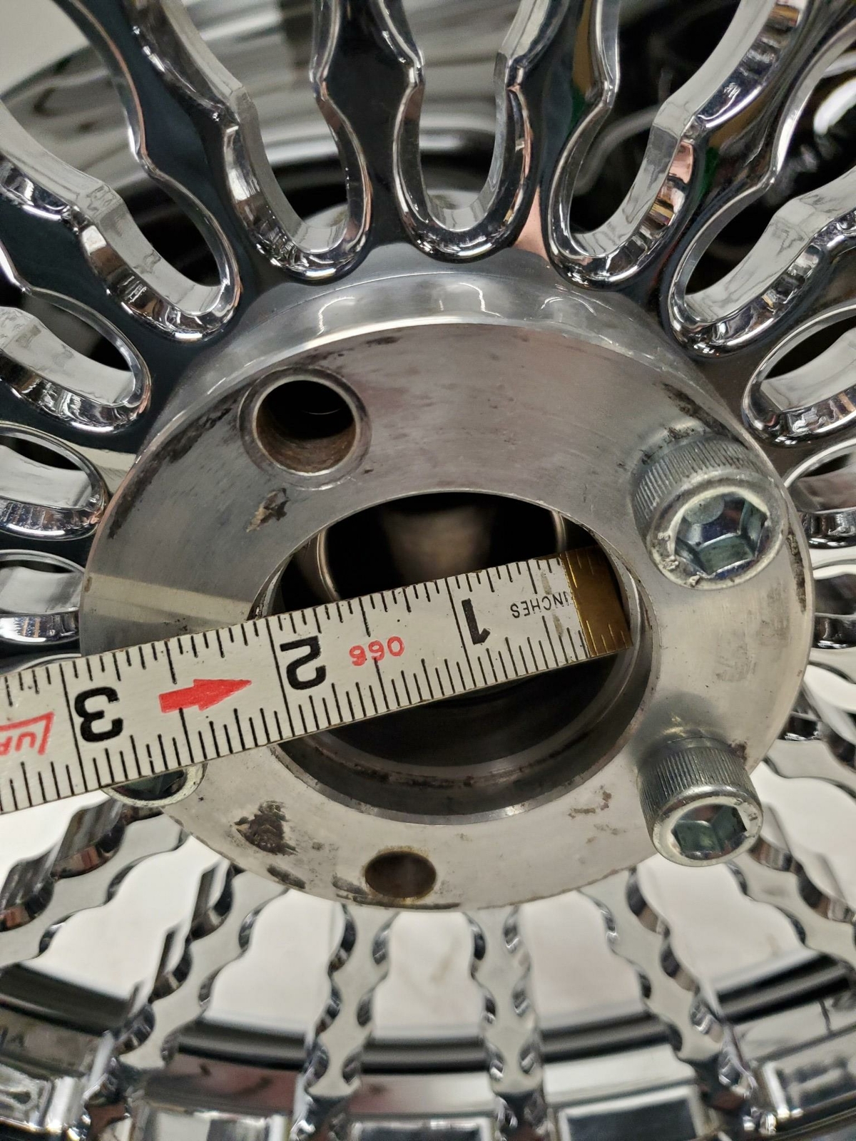 Custom Mag Wheel Twista AMS Conquest Harley chopper 3.5x16 Chrome Front ...