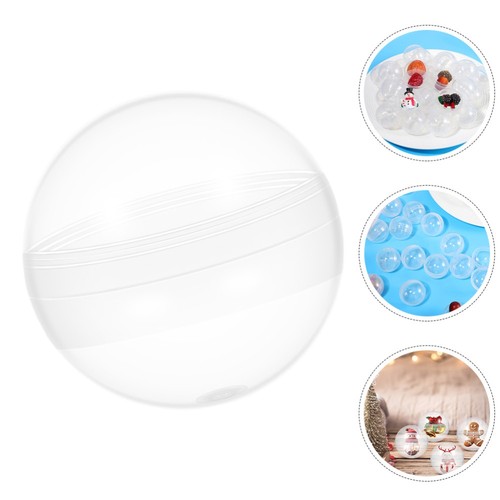 50 Pcs Lucky Gallery Vending Machine Balls Supplies Clear Plastic Empty ...