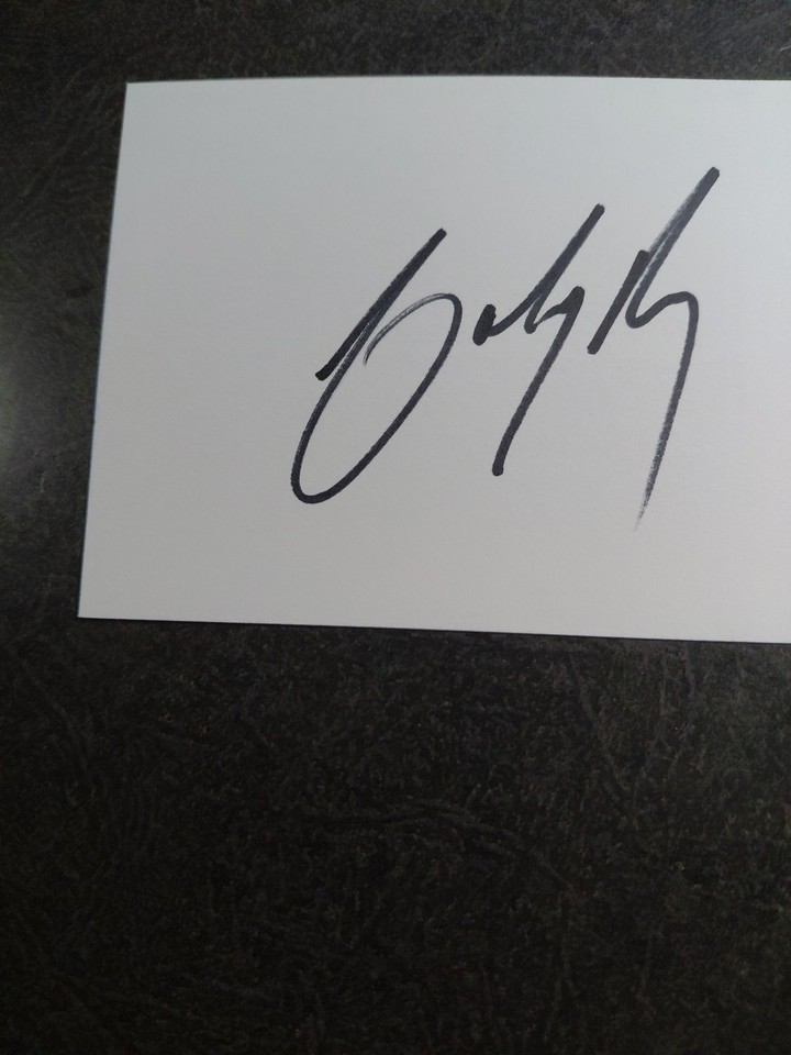 COLIN HAY Authentic Hand Signed Autograph 3X5 CARD -MUSICIAN - MEN AT ...