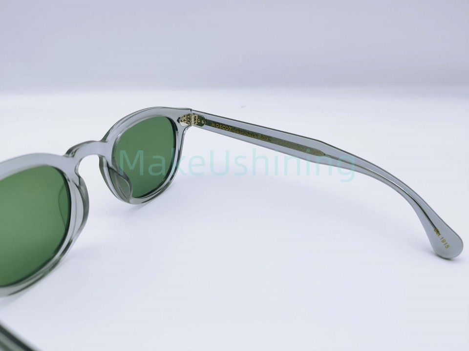 MOSCOT Lemtosh Sunglasses Light Grey Frame G15 Green Lenses 49-24-145 ...