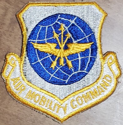 USAF AIR MOBILITY COMMAND MAC (MAJCOM) PATCH - MINT- COLOR - FLIGHT VINTAGE h&l | eBay