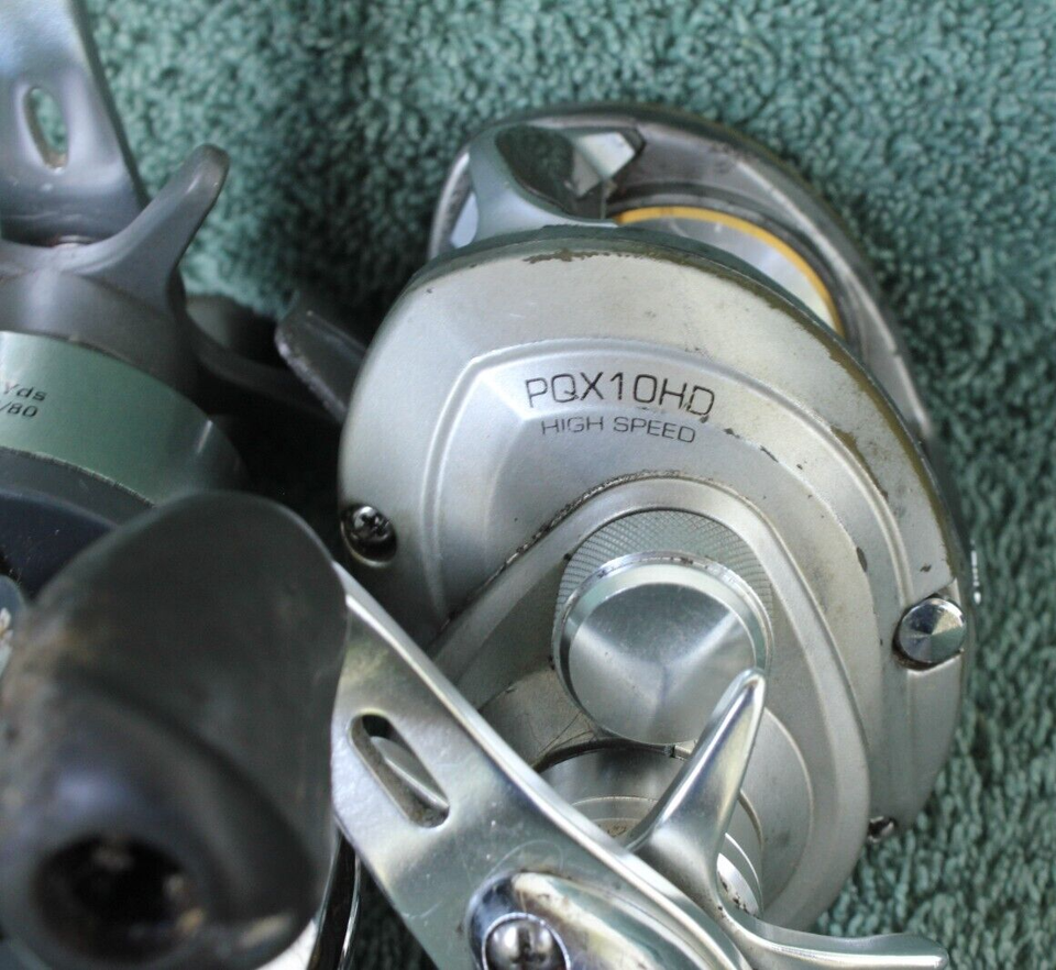 -2-Fishing Reels-Shakespeare Axiom AX2LP & Bass Pro Shops Pro Qualifier ...