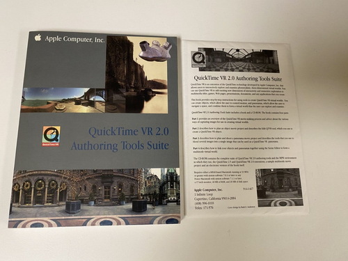 Quicktime VR 2.0 Authoring Tools Suite | eBay