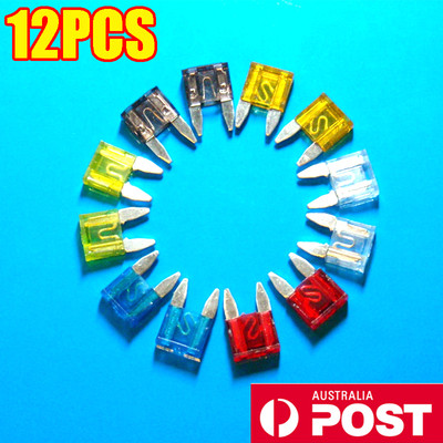 12PCS Micro Standard Mini Blade Spare Fuses for Ford Focus 2011 to 2015 ...
