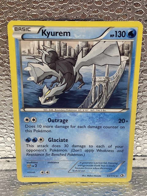 Pokémon TCG Kyurem Legendary Treasures 43/113 Regular Rare for sale ...
