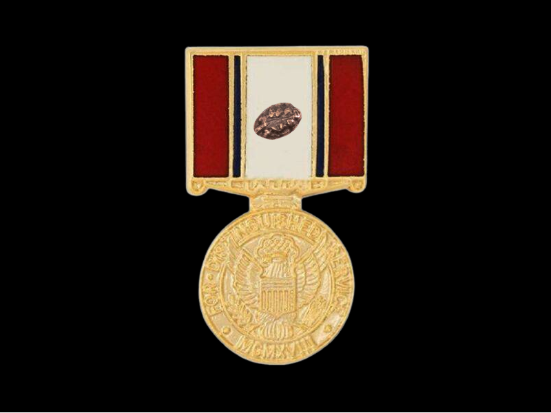 DISTINGUISHED SERVICE MEDAL HAT PIN US MILITARY BRANCHES W/ATTACHMENT ...