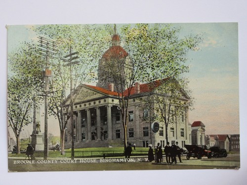 Broome County Court House in Binghamton New York 1900s Postcard | eBay