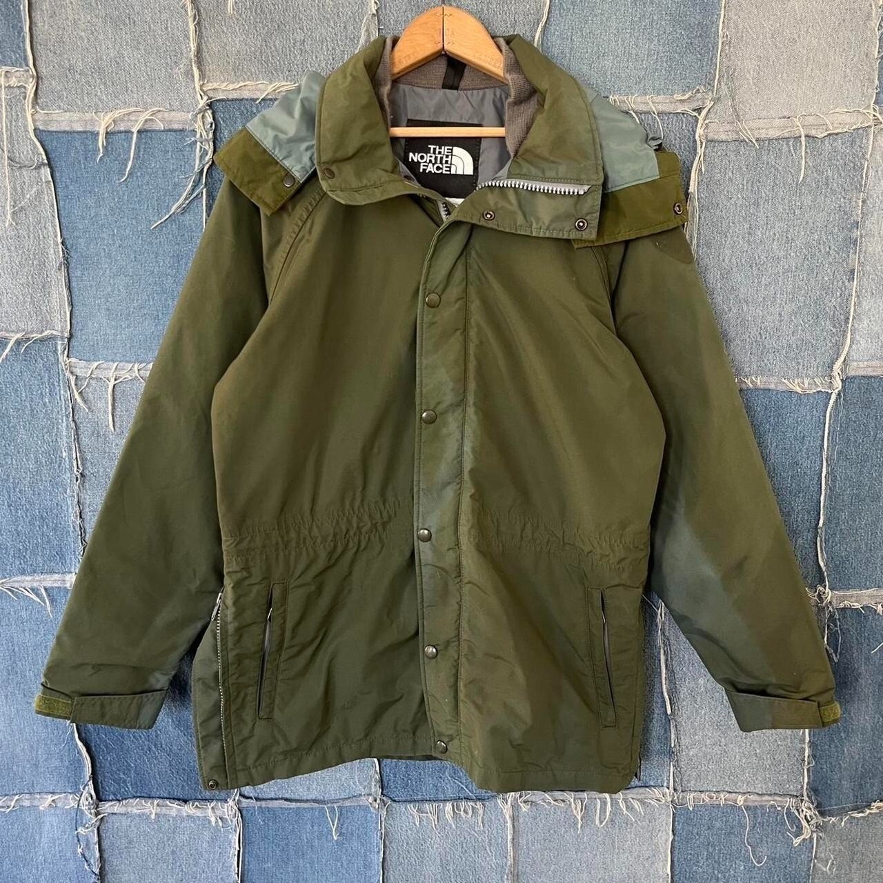 Vintage The North Face Forest Service Jacket Green Zi… - Gem