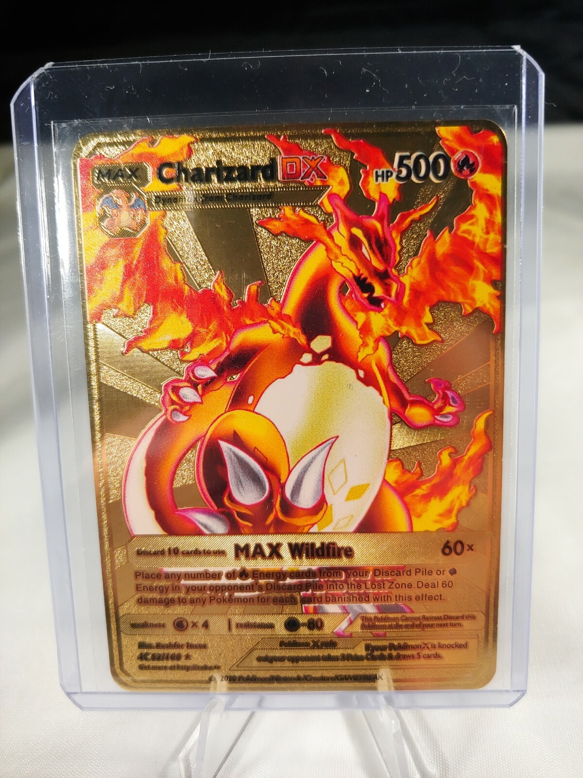 Pokemon-CHARIZARD-DX-Gold-Full-Art-Metal-Card Values - MAVIN