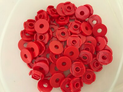 LEGO-NEW-#15535-RED- TILE ROUND 2 X 2 WITH HOLE-25 PIECES | eBay