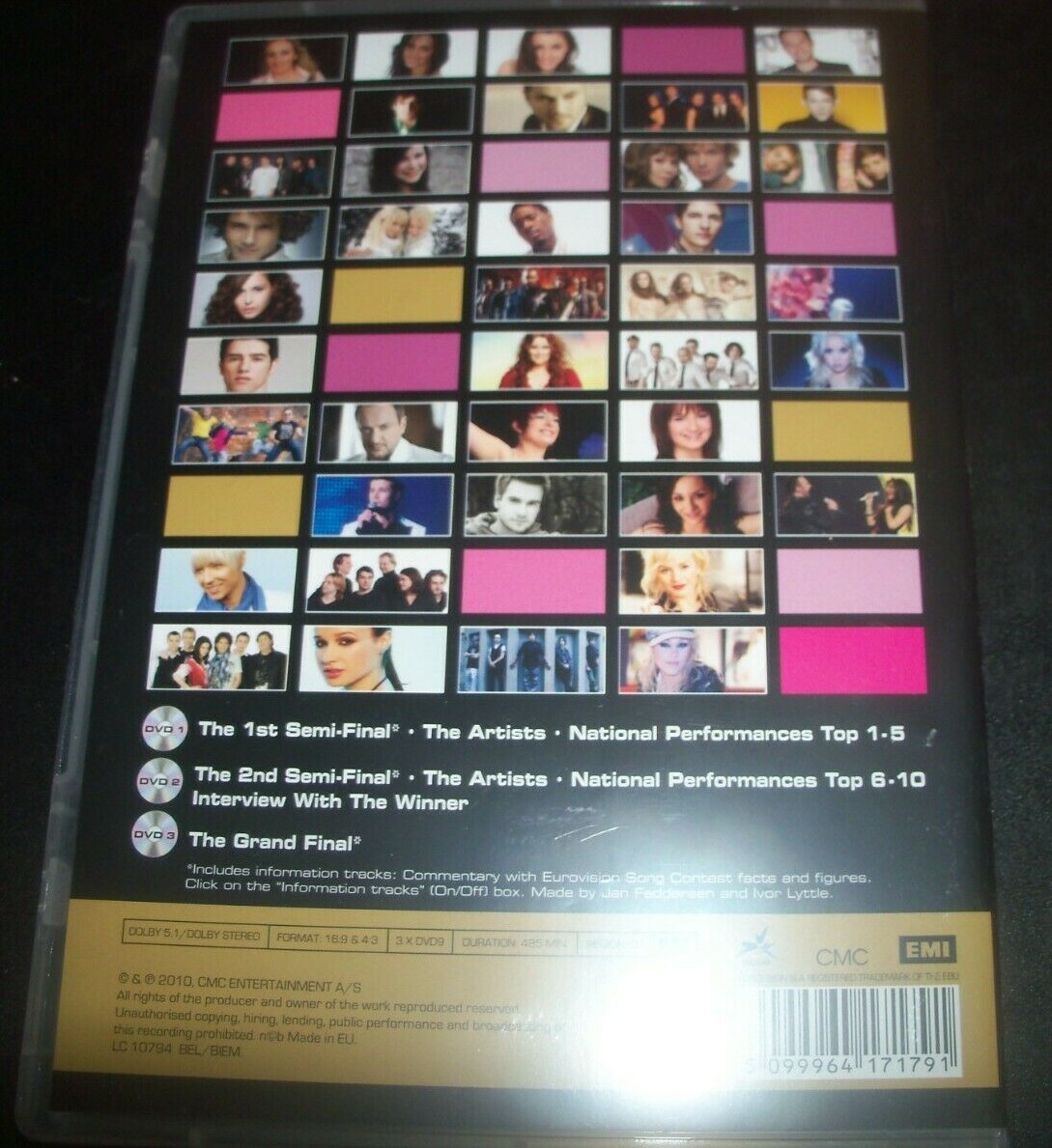 Eurovision 2010 Oslo DVD Region 0 All Live Concert RARE Music Song ...