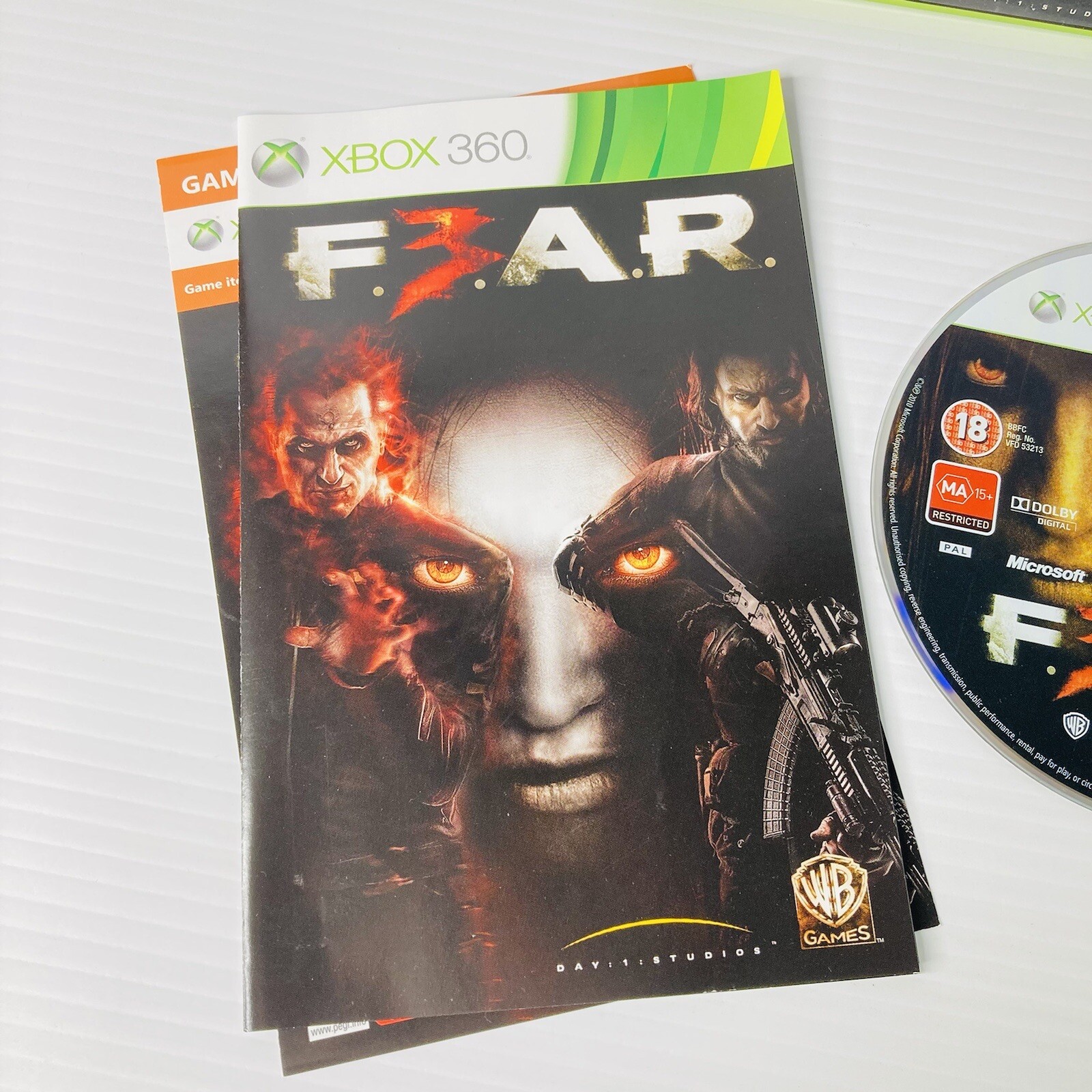 Original Xbox 360 Fear 3 Microsoft Game GC for sale online | eBay