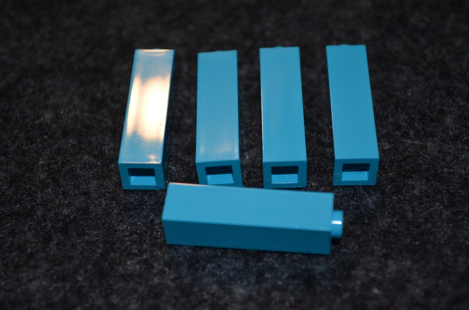 5 ~ 1x1x3 Medium Azure (Blue) Column Bricks ~ New Lego Parts ~ | eBay