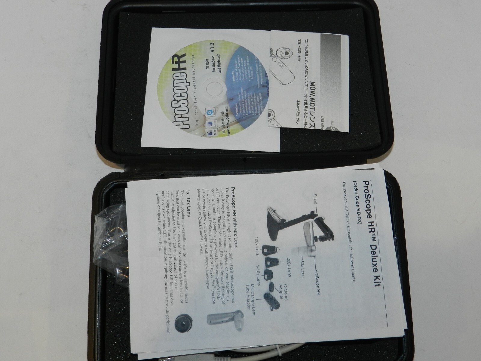 Vernier ProScope HR Deluxe Kit USB Digital Microscope w/ Acc Case BD-DX NEW USA | eBay