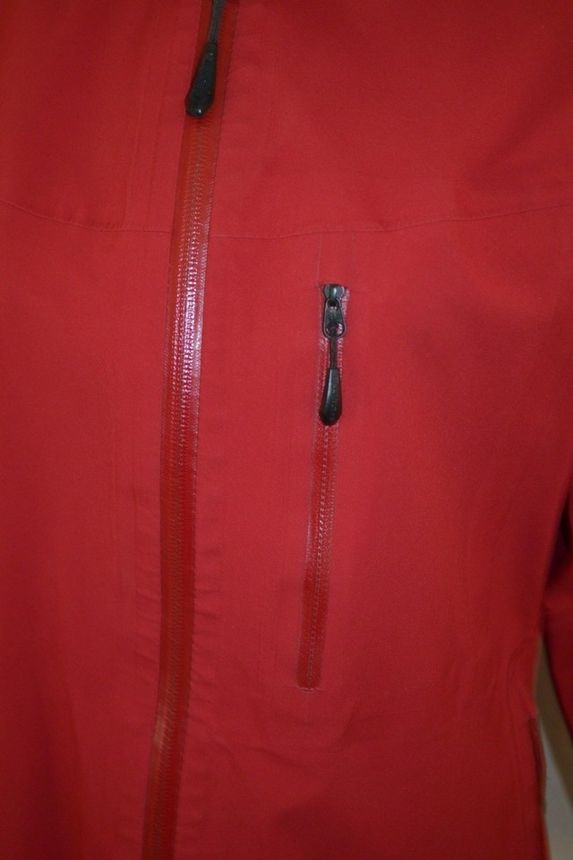 GoLite Womens Red Trinity vented Waterproof Hooded Rain Jacket Sz MED ...