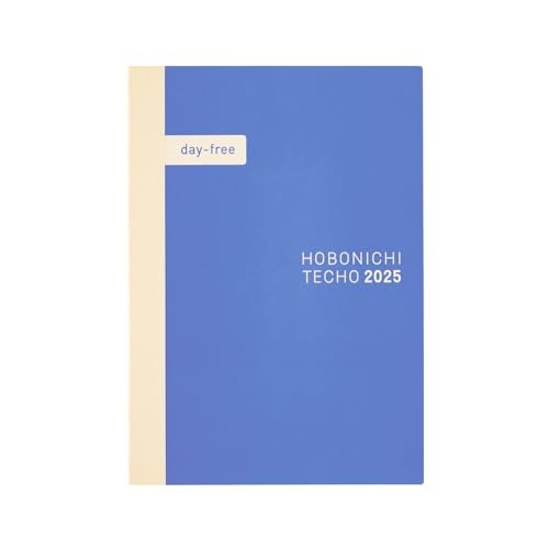 Hobonichi Techo 2025 Notebook Day-Free [A5/Monthly+Note/January/Starts ...