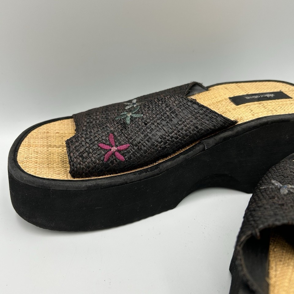 Vintage Xhilaration 90's Y2K platform flip flops chunky platform ...