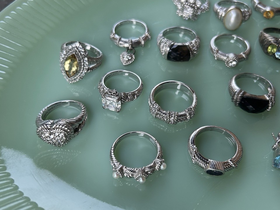 Lot Of Judith Ripka Rings - 925 | eBay