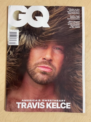 TRAVIS KELCE - GQ MAGAZINE - SEPTEMBER 2025 - BRAND NEW - CV1 | eBay