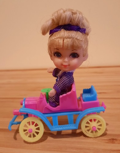 MINT Mattel Liddle Kiddles 'N Kars Rosemary Roadster Doll & Car | eBay