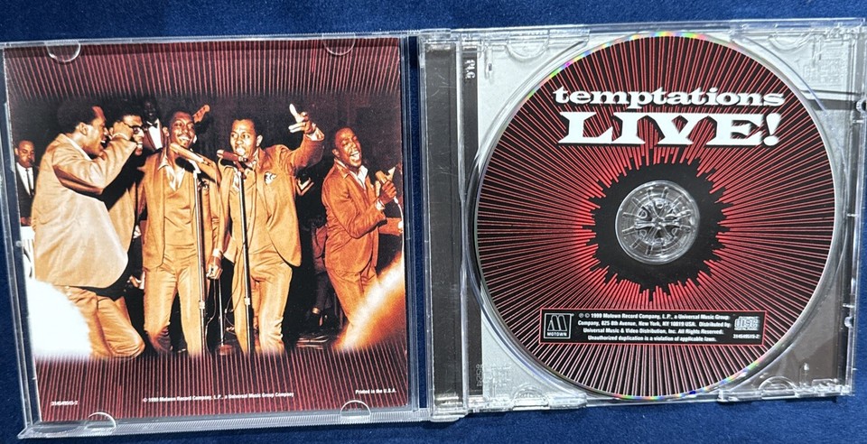 The Temptations - Temptations Live! - The Temptations CD 731454951524| eBay