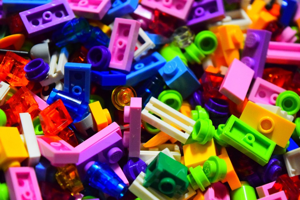 ☀️1000 Small Lego Detail pieces All Girl Colors Pastel purple pink ...