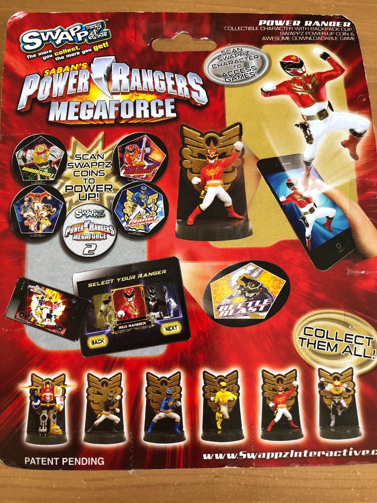 Power Rangers Megaforce Swappz Power-Up Coin Roboknight | eBay