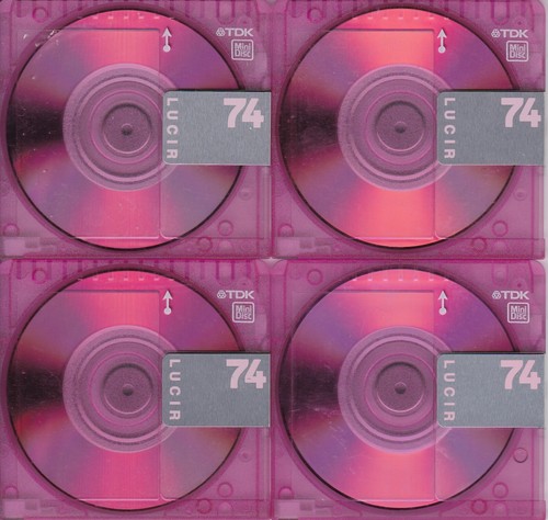 Four Pink TDK Lucir 2nd edition 74 minute minidiscs | eBay