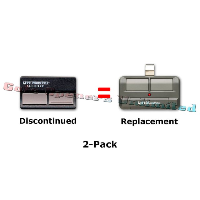 Liftmaster 972LM 2-Pack Security Garage Opener Remote Replaced by 892LT ...