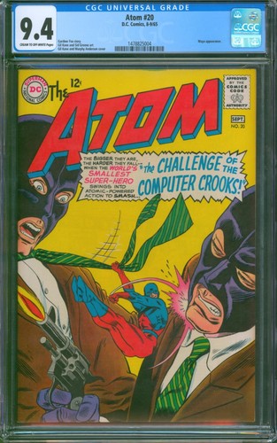 The Atom #20 (1965) ⭐ CGC 9.4 - Only 8 Higher! ⭐ Maya App! Silver Age ...