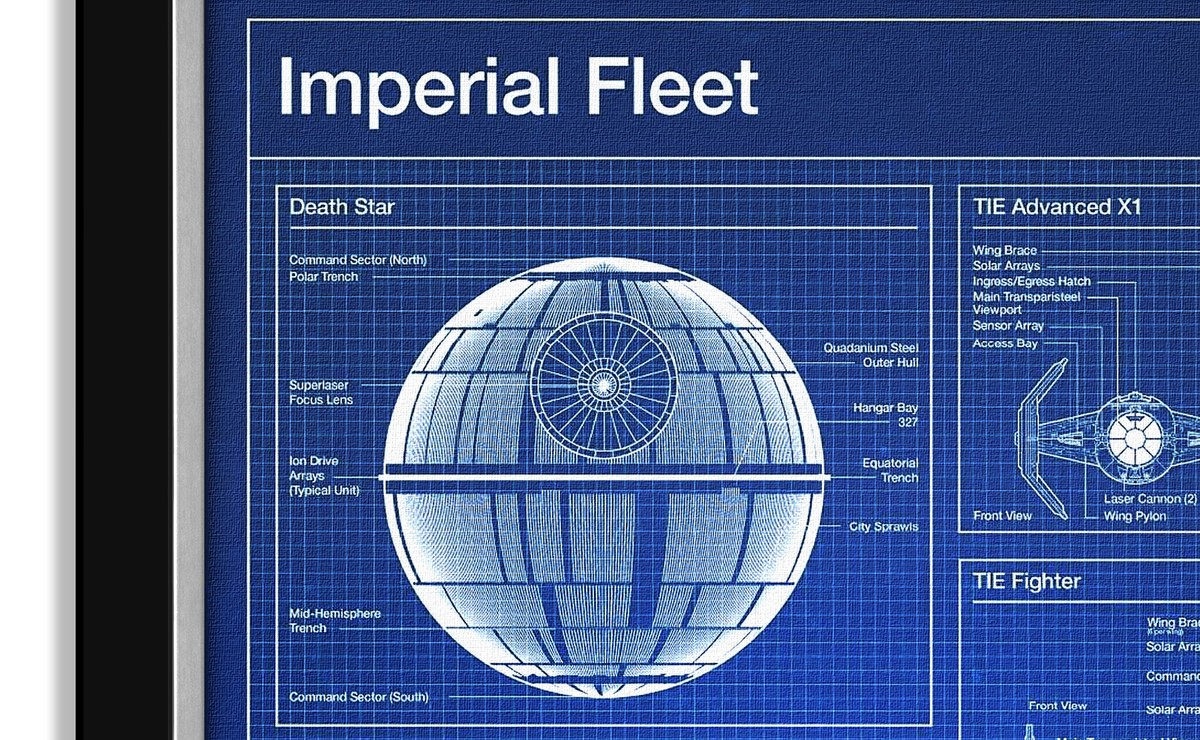 Death Star Blueprints Banner Death Star Plans | Wookieepedia | Fandom