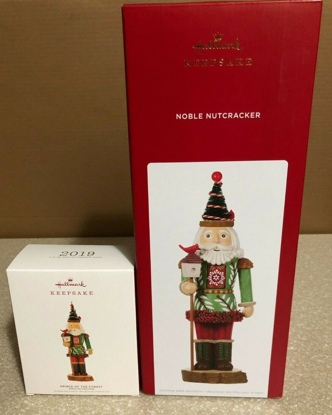 HALLMARK NOBLE NUTCRACKER PRINCE OF THE FOREST 2019 & TABLE TOP ...