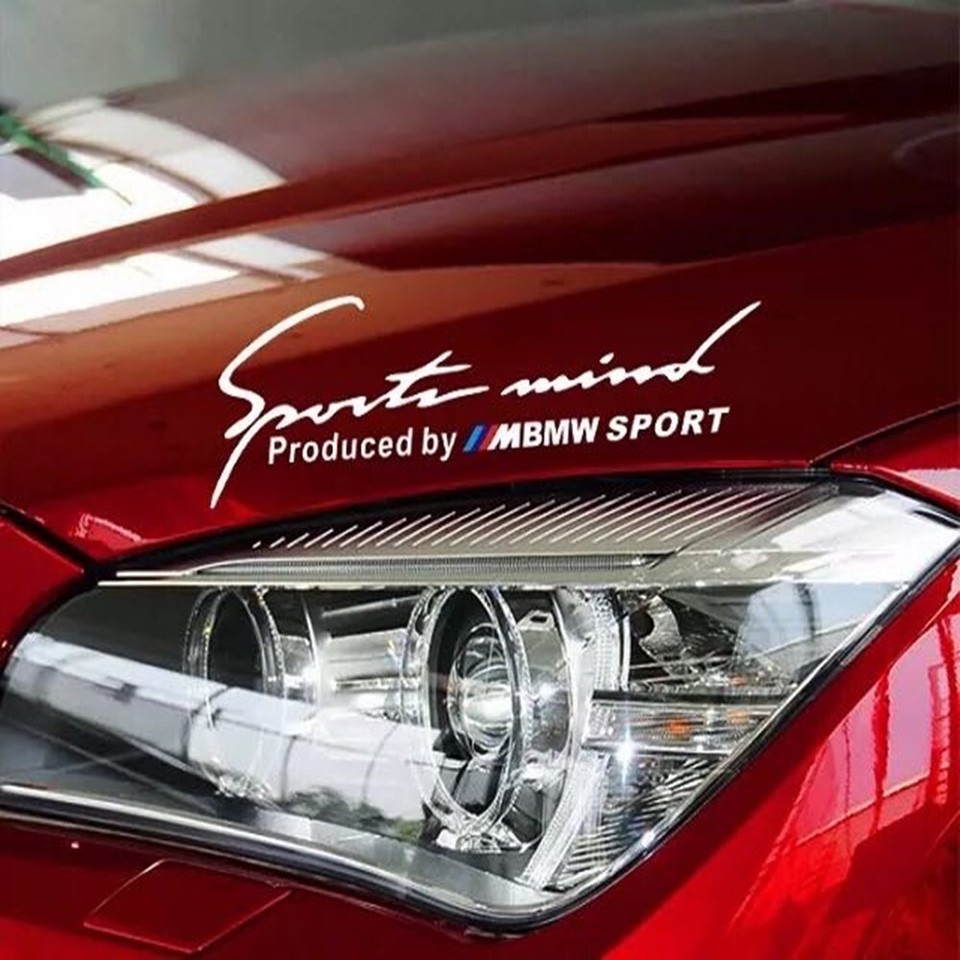 2PC Sports Mind Powered by M Sport sticker Decal for BMW E60 E70 E90 ...