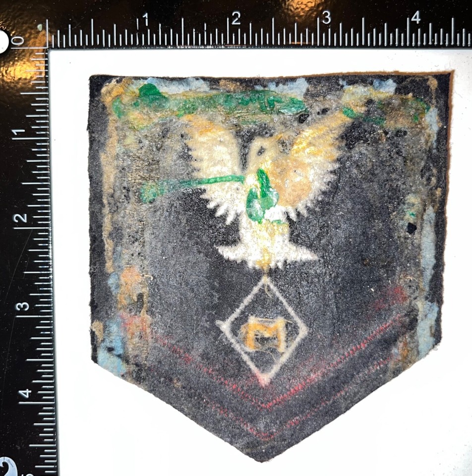 WWII USN Navy Petty Officer 3rd Class Mail Clerk M Rate Blue Patch | eBay