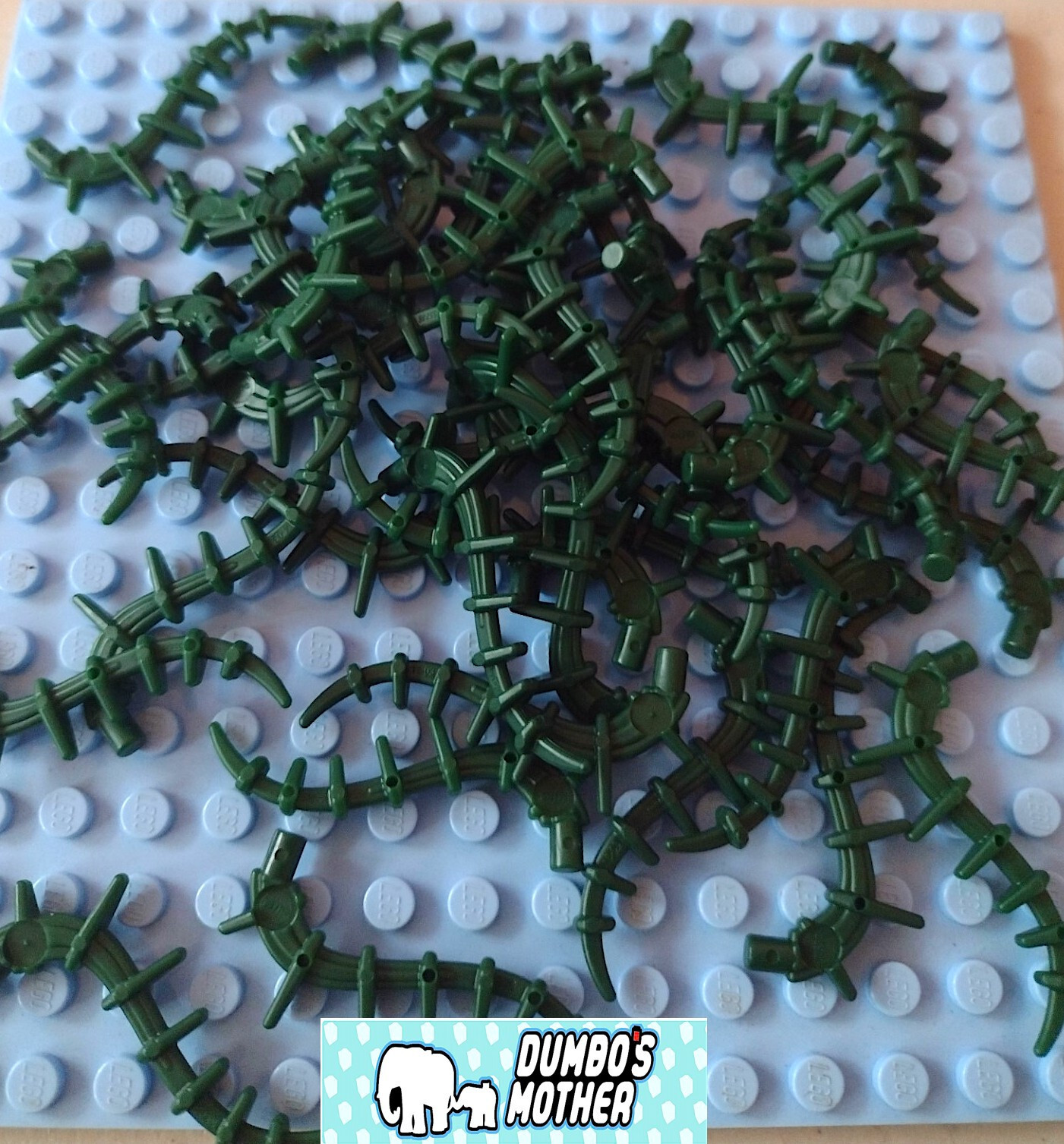 LEGO Bricks 30 Plant Vine or Spiky Appendage 55236 Mixed Colors ...