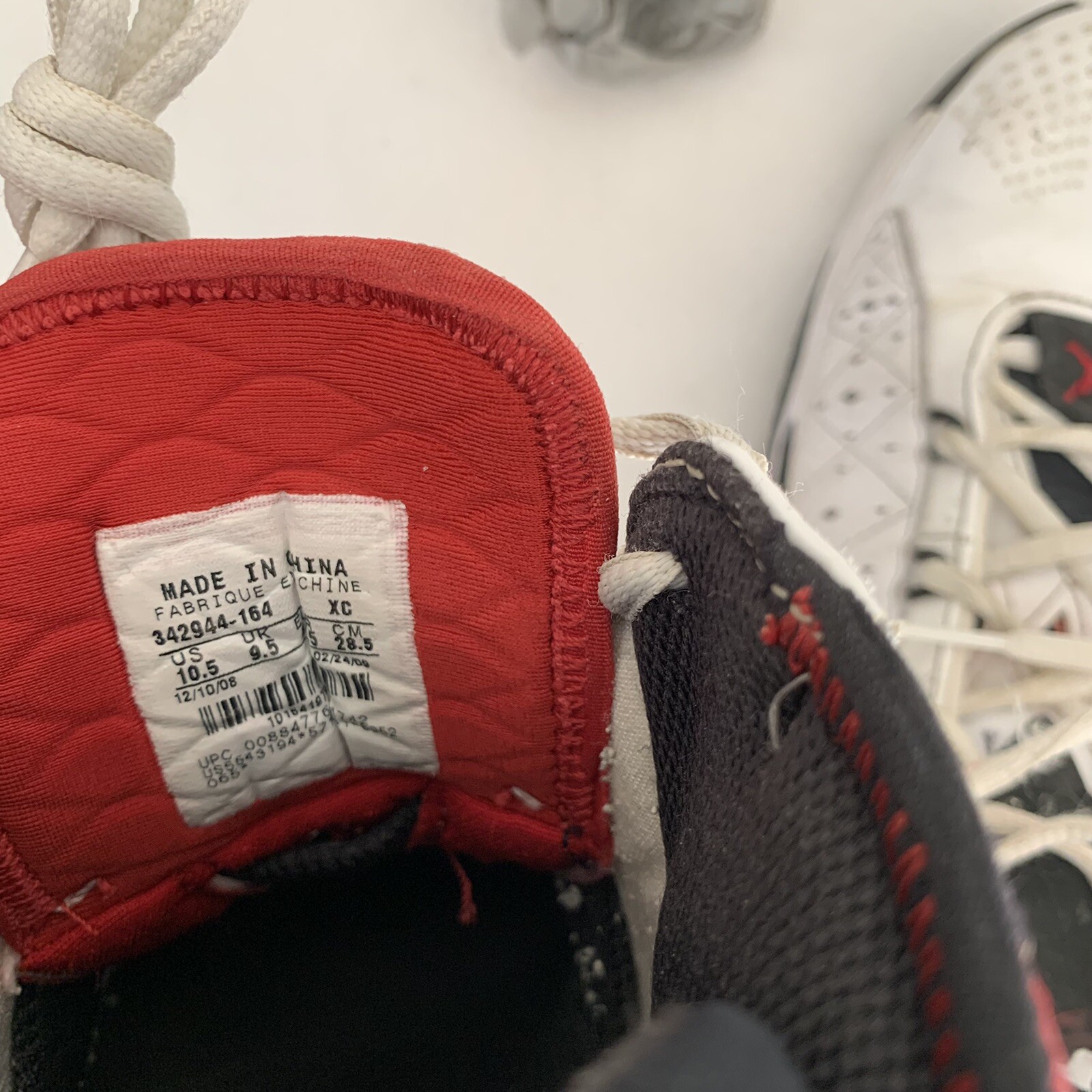 Nike Air Jordan CP3.II Men's 10.5 White/Varsity Red Black Chris Paul ...