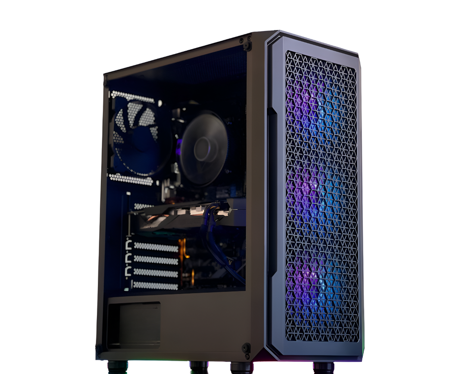 Prebuilt Gaming PC Radeon RX 9060XT AMD Ryzen 7 1TB NVME 16GB RAM ...
